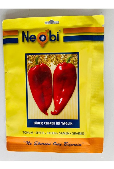 Neobi Tohumculuk Biber Çalabi Iri Yağlık 25GR Neobi Tohumculuk Biber Çalabi Iri Yağlık 25GR