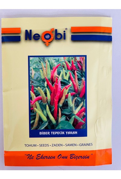 Neobi Tohumculuk Biber Yakan (Tepecik) 10GR Neobi Tohumculuk Biber Yakan (Tepecik) 10GR