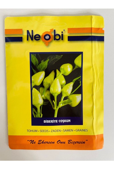 Neobi Tohum Biber Biberiye Sarı (Çoşkun 10GR) Neobi Tohum Biber Biberiye Sarı (Çoşkun 10GR)