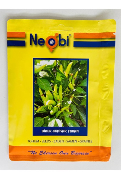 Neobi Tohum Biber Akhisar Yakan 10GR Süs Biberi Neobi Tohum Biber Akhisar Yakan 10GR Süs Biberi