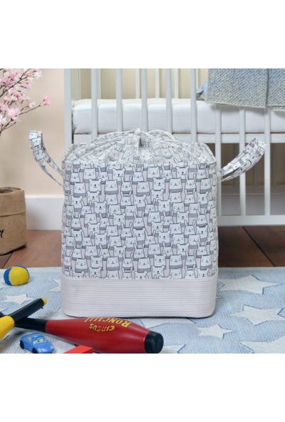 Favore Casa Bambi Çocuk Odası Oyuncak Sepeti 55x35x38 cm