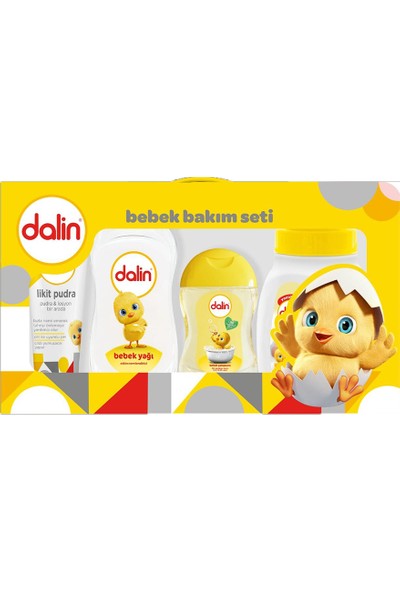 Dalin Bebek Bakım Seti Likit Pudralı Set Dalin Bebek Bakım Seti Likit Pudralı Set