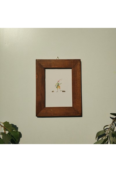 Woody Sofia Ahşap Çerçeveli Ev Dekorasyon Tablosu