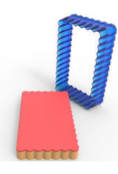 Pasta Works Dikdörtgen polikarbon Kopat Kurabiye Kalıbı Pasta Works Dikdörtgen polikarbon Kopat Kurabiye Kalıbı