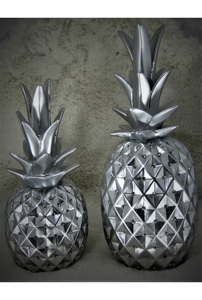 Hediye Seviyorum Ananas Biblo Tamamı Gümüş