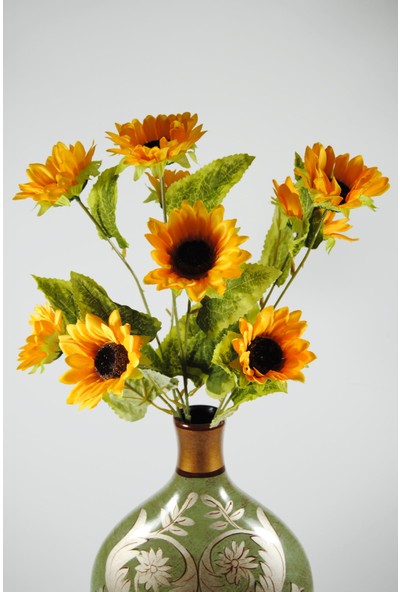 Lilac Home Yapay Çiçek 3 Çiçekli Ayçiçeği Dalı Lilac Home Yapay Çiçek 3 Çiçekli Ayçiçeği Dalı