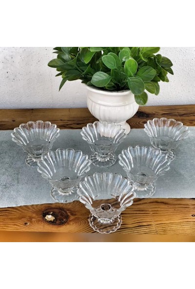 Mien Ayaklı Kristal Cam Çerezlik Şekerlik 6 Lı Sade Cam Yaldızlı Cam Kase,cam Sunumluk Çerez Seti Mien Ayaklı Kristal Cam Çerezlik Şekerlik 6 Lı Sade Cam Yaldızlı Cam Kase,cam Sunumluk Çerez Seti