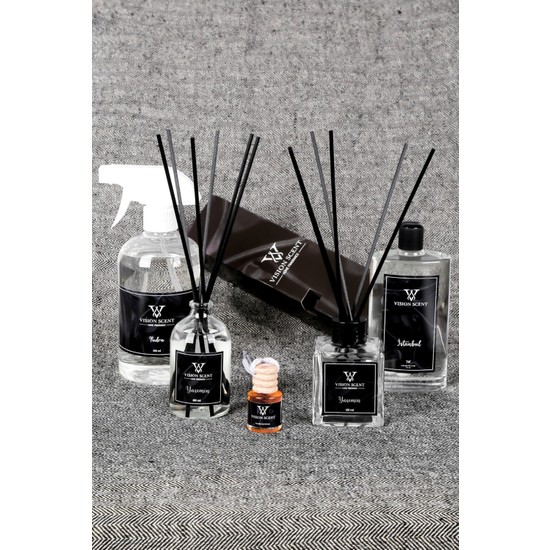 Vision Scent Jasmine 120 ml Reed Diffuser Bambu Çubuklu Fiyatı