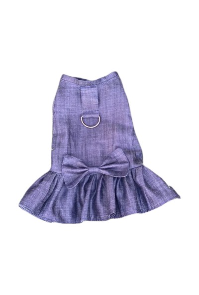 Aria Pet Butik Köpek Kedi Önden Çıtçıtlı Kot Elbise Aria Pet Butik Köpek Kedi Önden Çıtçıtlı Kot Elbise