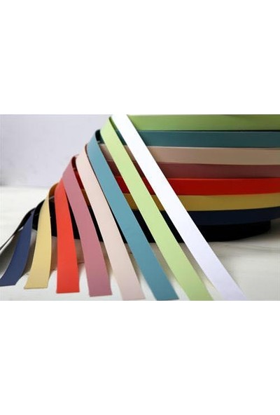 Portakal Çift Renk Beyaz 22X1MM Pvc Kenarbant 100M Portakal Çift Renk Beyaz 22X1MM Pvc Kenarbant 100M