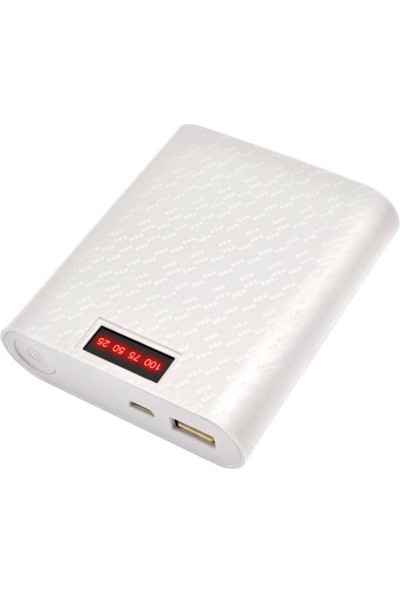 Tekno İstanbul Wozlo 12000 mAh Beyaz Powerbank Taşınabilir Şarj Cihazı 5V 2.5A
