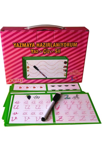 Yuka Kids Yazmaya Hazırlanıyorum (Yaz-Çiz-Sil)