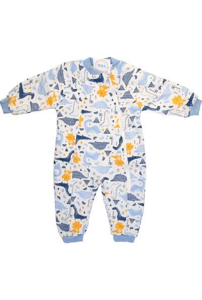 Mika Hardal Mavi Dinozor Figürlü 2.0 Tog Erkek Bebek Çocuk Uyku Tulumu Mika Hardal Mavi Dinozor Figürlü 2.0 Tog Erkek Bebek Çocuk Uyku Tulumu