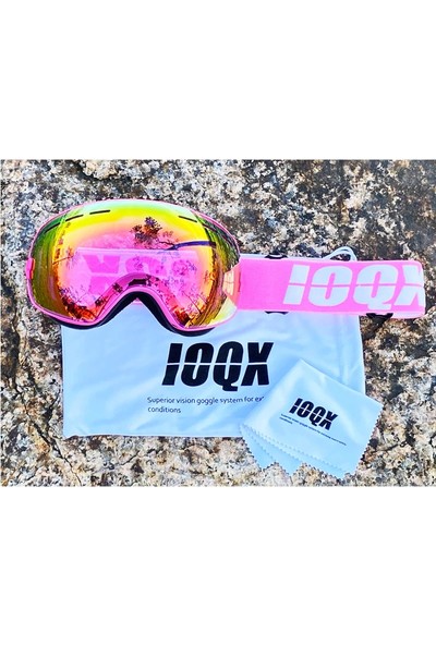 Schulzz Ioqx Unisex UV400 Anti Sis Renkli Kayak Snowboard Gözlüğü