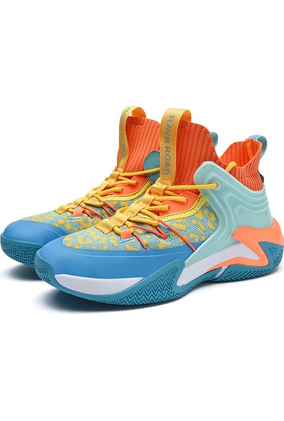 LRsmile Yüksek Top Spor Koşu Ayakkabıları Basketbol Ayakkabıları (Yurt Dışından)