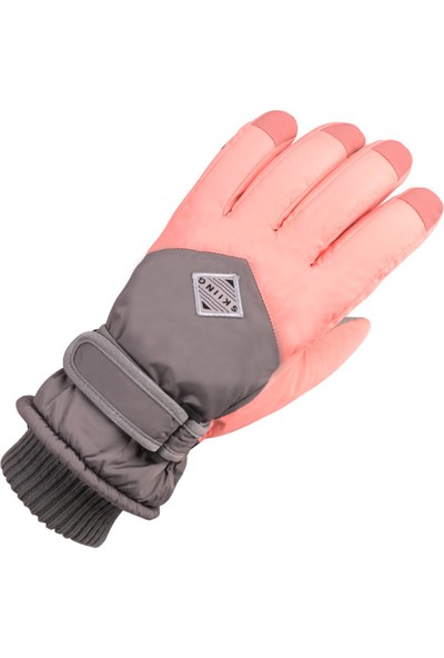 Qualife Kadife Kalınlaştırılmış Su ve Rüzgar Geçirmez Eldivenler (Yurt Dışından)