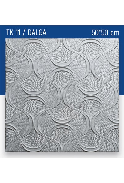 Artıpiyer Tavan ve Duvar Kaplama - Dalga Modeli 50*50 cm Artıpiyer Tavan ve Duvar Kaplama - Dalga Modeli 50*50 cm