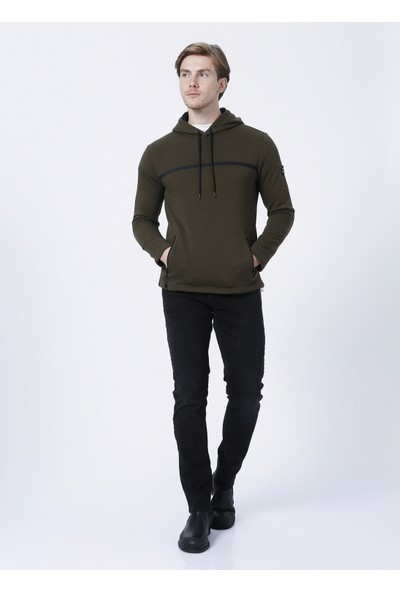 National Geographic C-Sımple Kapüşonlu Standart Kalıp Düz Haki Erkek Sweatshirt National Geographic C-Sımple Kapüşonlu Standart Kalıp Düz Haki Erkek Sweatshirt