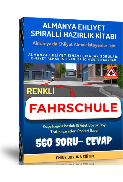 Enine Boyuna Eğitim Almanya Ehliyet Hazırlık Kitabı Enine Boyuna Eğitim Almanya Ehliyet Hazırlık Kitabı