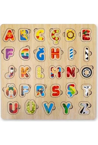 W-Design Ahşap Alfabe Puzzle W-Design Ahşap Alfabe Puzzle