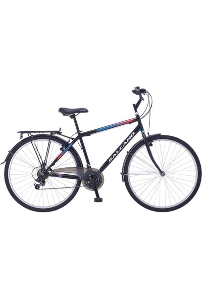 Salcano Üsküp 700 Man Şehir Gezi Bisikleti 2020 Siyah Kırmızı