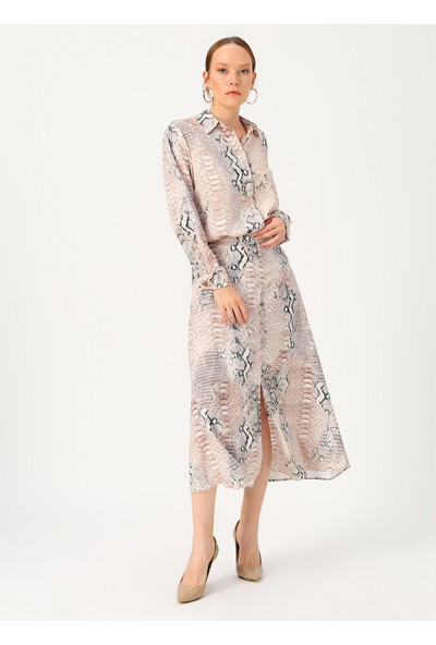 Quzu 20K40744 Pudra Kadın Etek