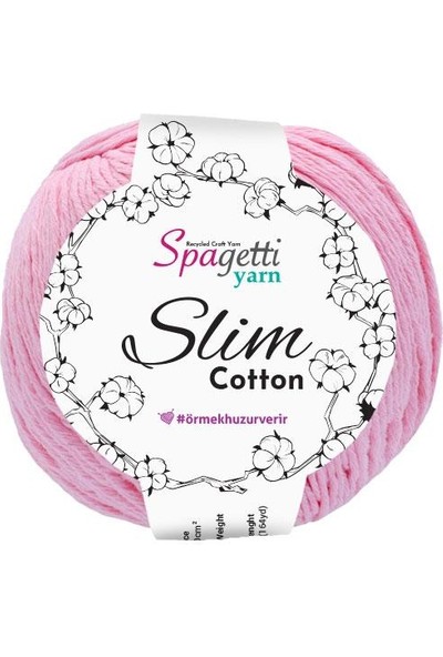 Spagettiyarn Pembe Slim Cotton( 50 Gr) Spagettiyarn Pembe Slim Cotton( 50 Gr)