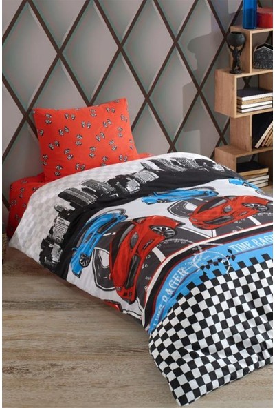 Golden Class Car Race Tek Kişilik Nevresim Takımı Golden Class Car Race Tek Kişilik Nevresim Takımı