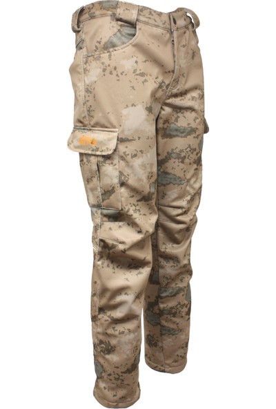 Softshell Polarlı Çöl Kamuflaj Pantolon Softshell Polarlı Çöl Kamuflaj Pantolon