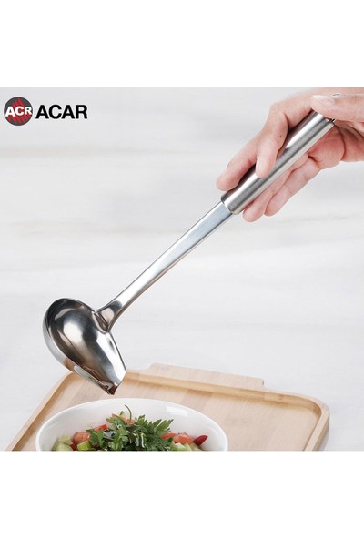 Acar Lüx Metal Inox Hazırlık Kepçesi Acar Lüx Metal Inox Hazırlık Kepçesi