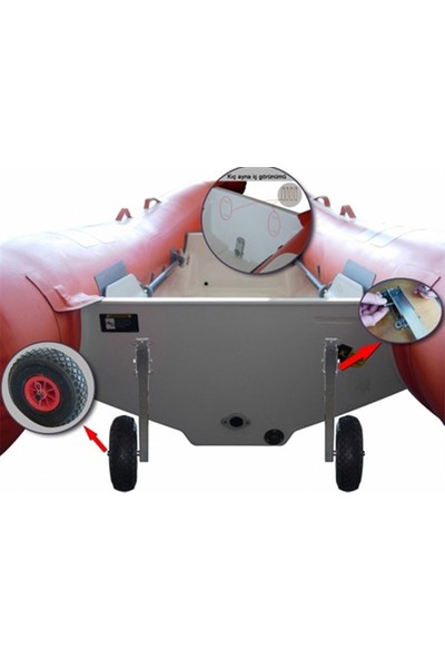 Kurch Şişme Bot Taşıma Tekeri Takım (2 Adet) Kurch Şişme Bot Taşıma Tekeri Takım (2 Adet)