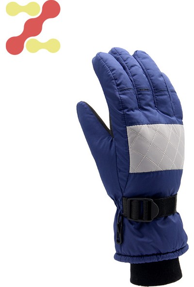 Qualife Kadife Kalınlaştırılmış Su ve Rüzgar Geçirmez Kayak Eldiveni (Yurt Dışından)