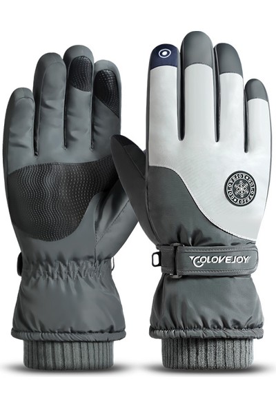 Qualife Kadife Kalınlaştırılmış Su ve Rüzgar Geçirmez Eldivenler (Yurt Dışından) Qualife Kadife Kalınlaştırılmış Su ve Rüzgar Geçirmez Eldivenler (Yurt Dışından)