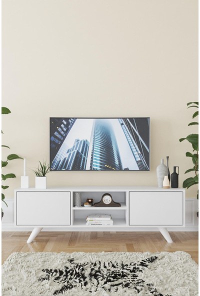 Kzy Romeo Tv Sehpası - Beyaz