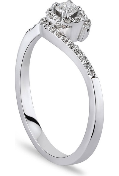 Pırlanta Merkezi 0.28 Ct. Pırlanta Tektaş Yüzük
