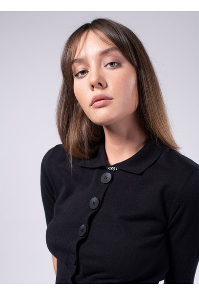 Iamnotbasıc Kadın Siyah Edith Hırka Iamnotbasıc Kadın Siyah Edith Hırka