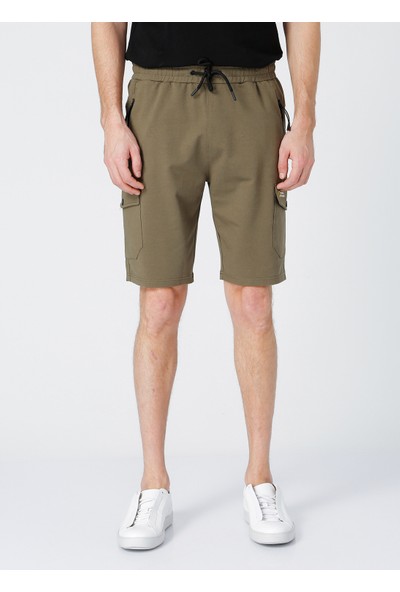 National Geographic Erkek Haki Sweat Şort