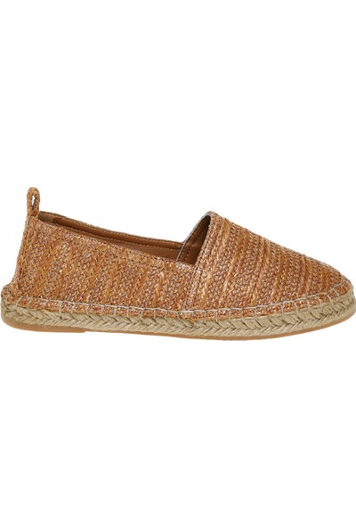 Fabrika Hasır Taba Kadın Espadril Fabrika Hasır Taba Kadın Espadril