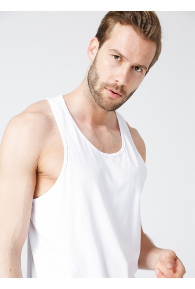 Sweaters Bisiklet Yaka Beyaz Erkek Atlet Sweaters Bisiklet Yaka Beyaz Erkek Atlet