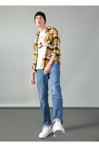 Cem Güventürk X Boyner O Yaka Oversize Baskılı Beyaz Erkek T-Shirt