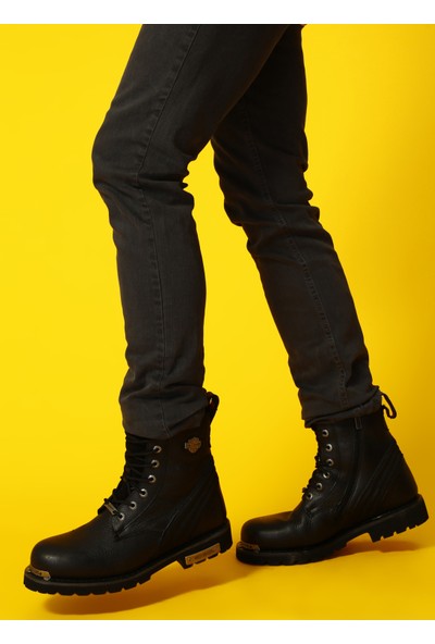 Harley Davidson Reyes Black Bas Ex Siyah Bot Harley Davidson Reyes Black Bas Ex Siyah Bot
