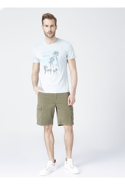 Aeropostale Normal Bel Düz Erkek Kargo Şort