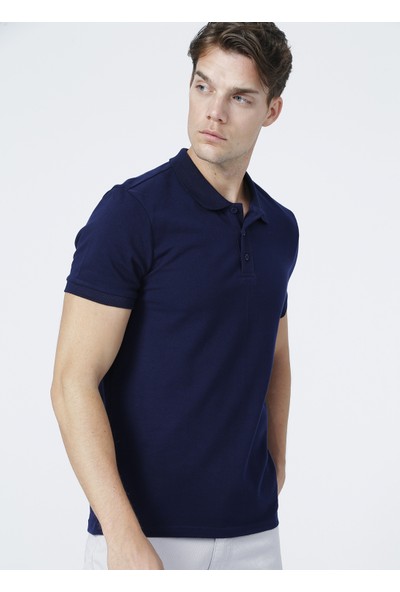 Fabrika Polo Yaka Açık Lacivert Erkek Polo T-Shirt Fabrika Polo Yaka Açık Lacivert Erkek Polo T-Shirt