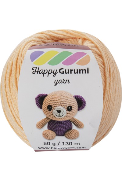 Happy Yarn Happy Gurumi Ten Rengi K 1219 Amigurumi Örgü Ipi 50GR 130M