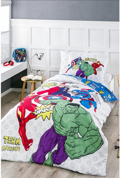 Özdilek Lisanslı Tek Kişilik Battaniye Team Avengers Özdilek Lisanslı Tek Kişilik Battaniye Team Avengers