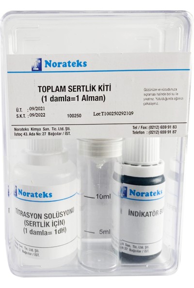 Norateks Toplam Sertlik Test Kiti  1damla=1 Alman