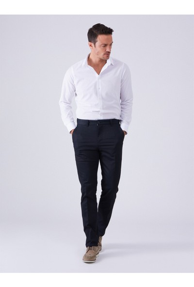 Dufy Siyah Erkek Pantolon - Slım Fıt