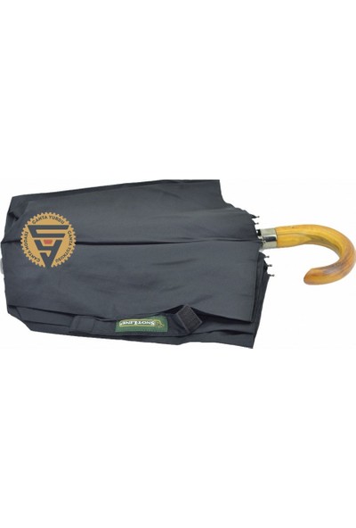 Snotline 39-G Kısa Ahşap Sap 10 Telli Şemsiye Siyah Snotline 39-G Kısa Ahşap Sap 10 Telli Şemsiye Siyah