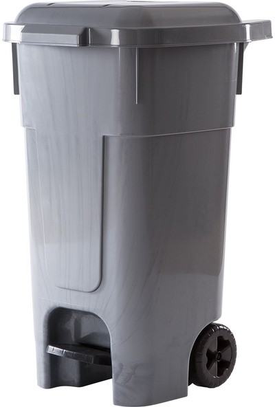 Scratch Anet Çöp Kovası Tekerlekli Pedallı Bahçe Çöp Kovası 80 Lt.