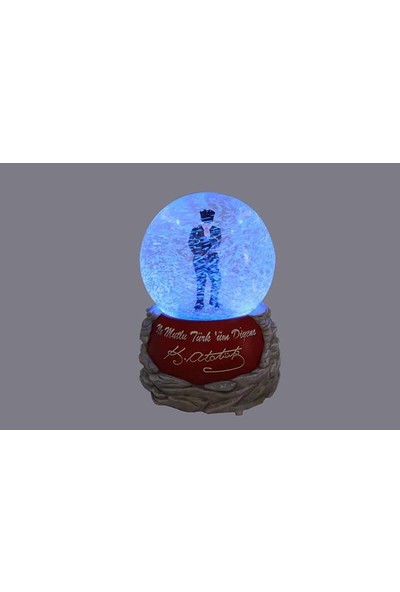 Izmir Marşlı Işıklı ve Motorlu Kar Küresi